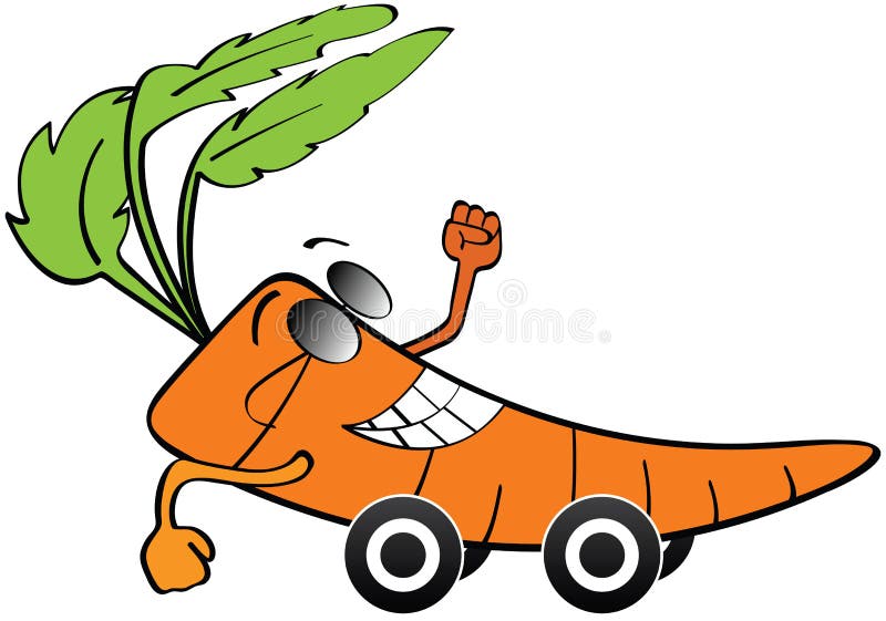 Carrot car stock vector. Illustration of vegetable, ingredients - 25182421