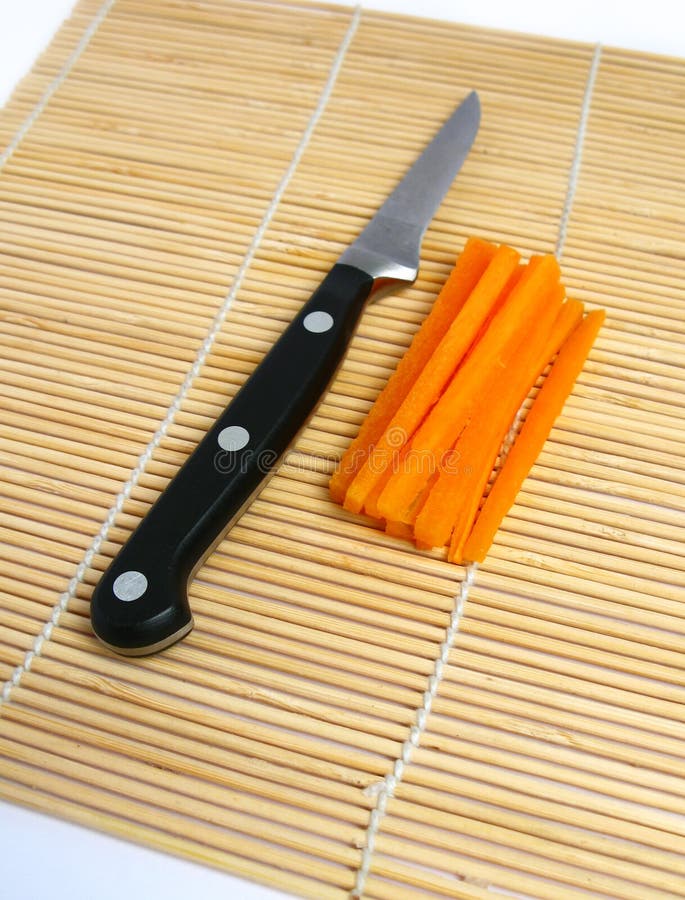Carrot cut in thin batons stock photo. Image of isolated - 4666050