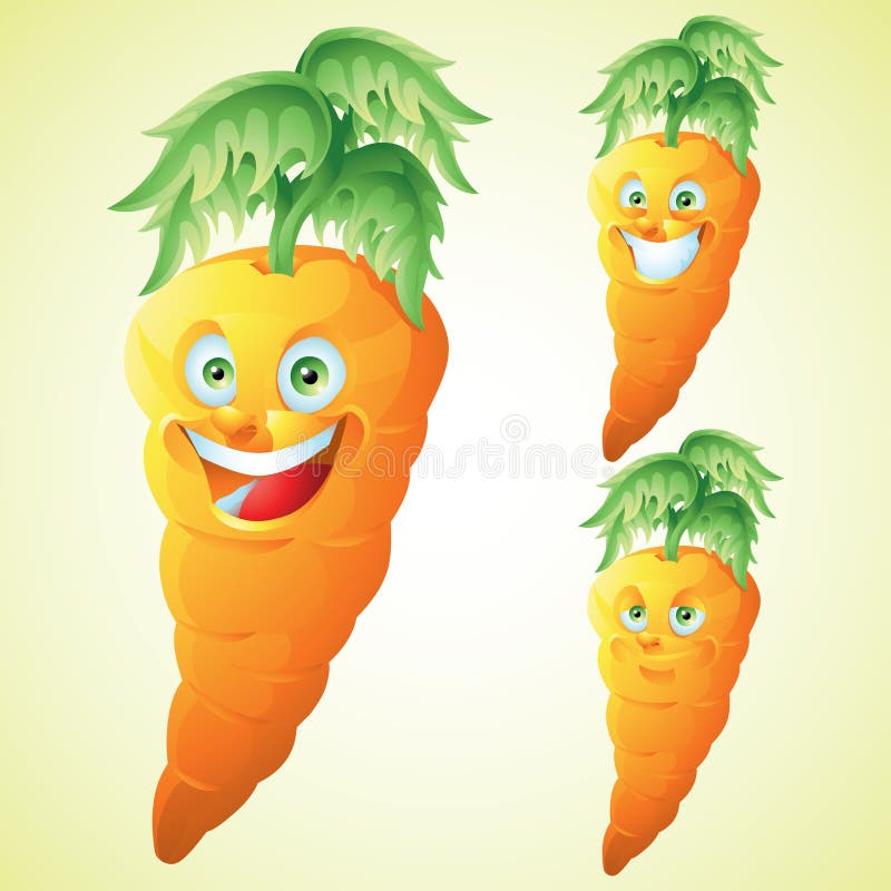 Carrot cartoon posing stock vector. Illustration of clip - 43162711