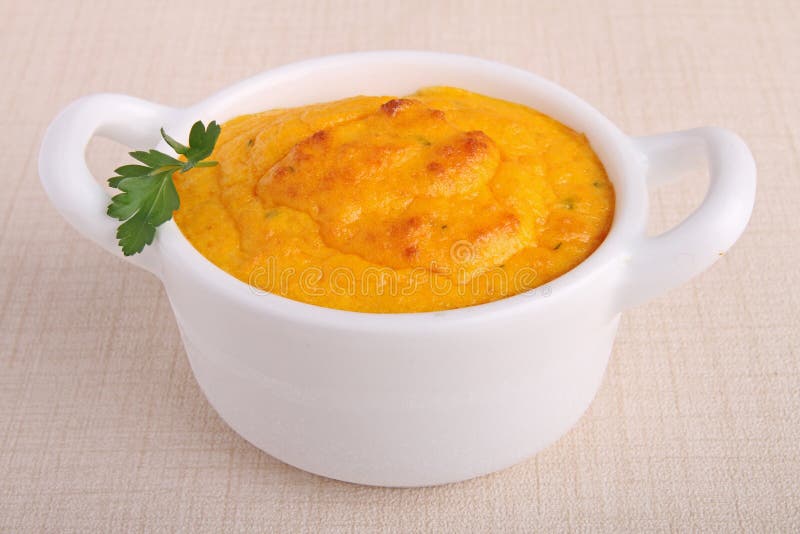 Carrot flan stock image. Image of vegetable, cooked, appetizer - 18252679