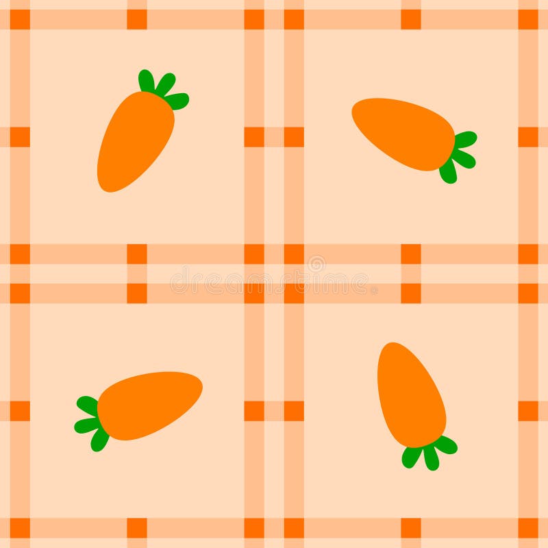Carrot Fruit Seamless for Pattern Fabric, Simple Carrot Fruit Cute ...