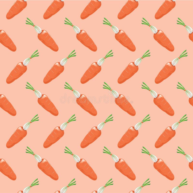 Carrot Icon Pattern Vector Design Stock Vector - Illustration of ...