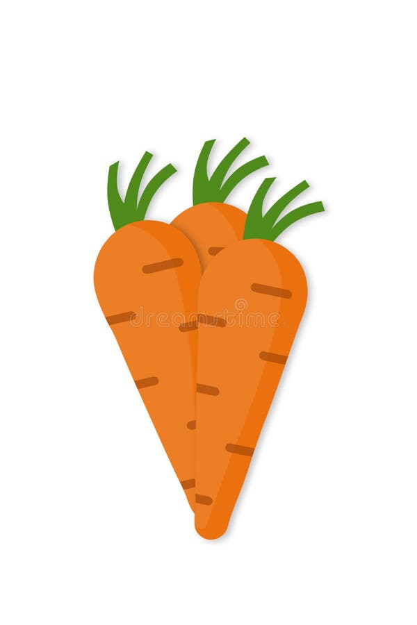 Three Carrots illustration stock illustration. Illustration of cartoon ...