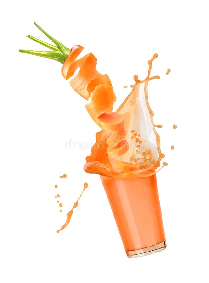 Carrot splash stock image. Image of splashing, white - 52223699