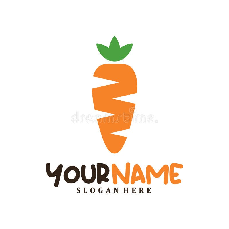 Carrot Logo Design Concept Vector. Carrot Logo Design Template ...