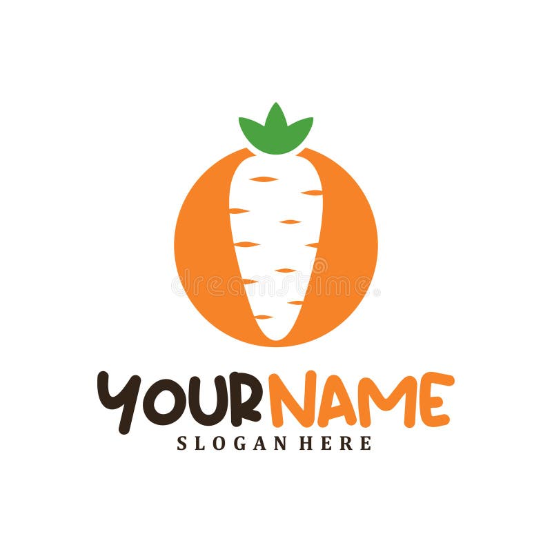 Carrot Logo Design Concept Vector. Carrot Logo Design Template ...