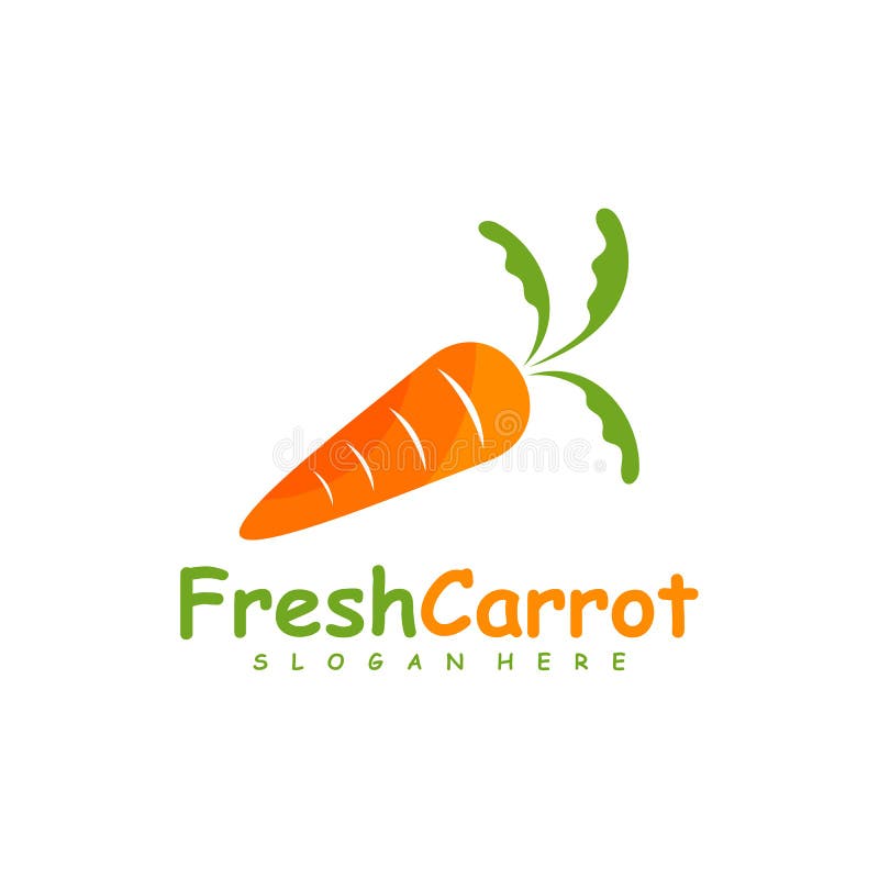 Carrot Logo Design Vector, Creative Carrot Logo Design Template ...