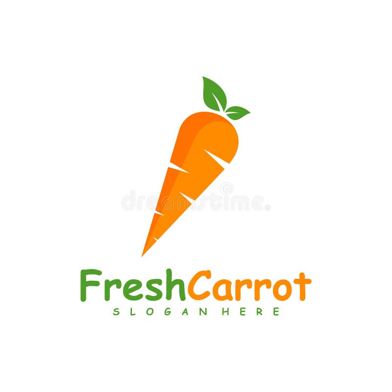 Carrot Logo Design Vector, Creative Carrot Logo Design Template ...