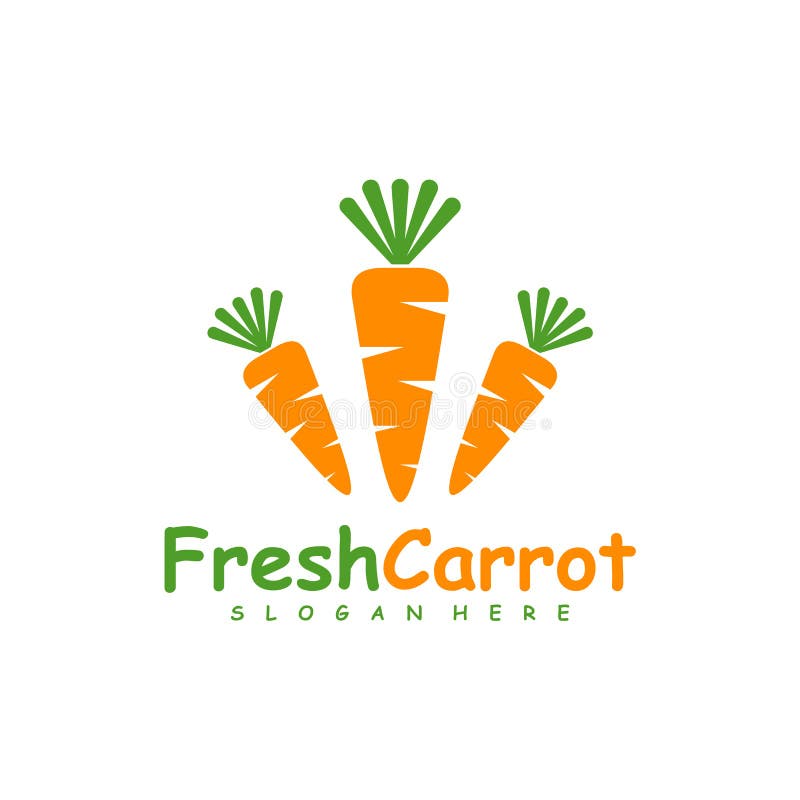 Carrot Logo Design Vector, Creative Carrot Logo Design Template ...