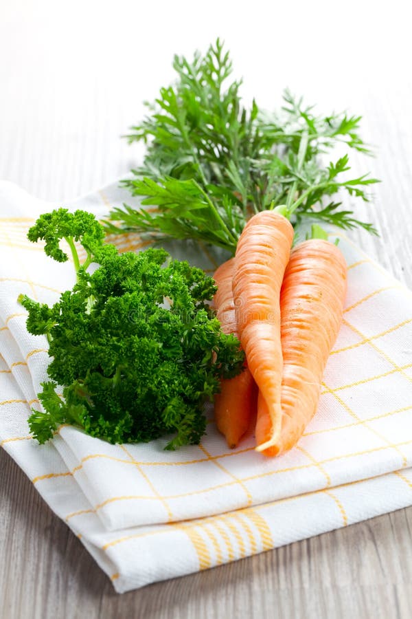 Carrot and parsley stock image. Image of herb, carrot - 16699845