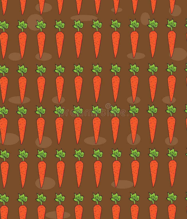 Carrot pattern stock illustration. Illustration of smile - 42141619