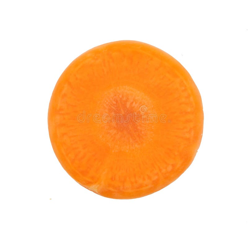 Carrot slice isolated stock photo. Image of natural, ingredient - 78849092