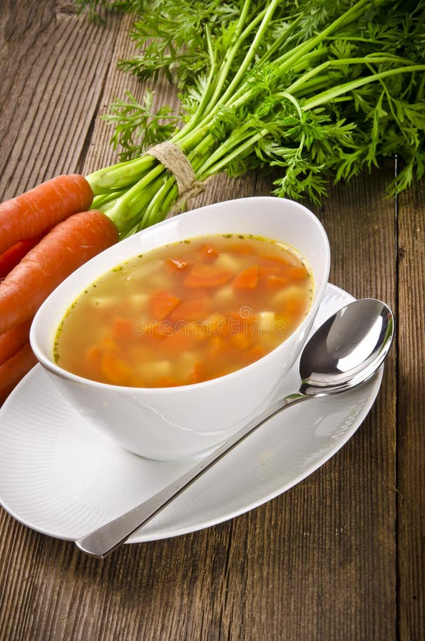 Carrot soup stock photo. Image of culinary, aromatic - 23537922