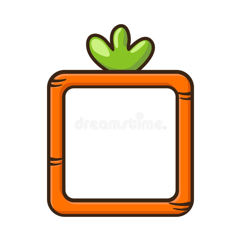 Carrot Frame Stock Illustrations – 6,770 Carrot Frame Stock ...