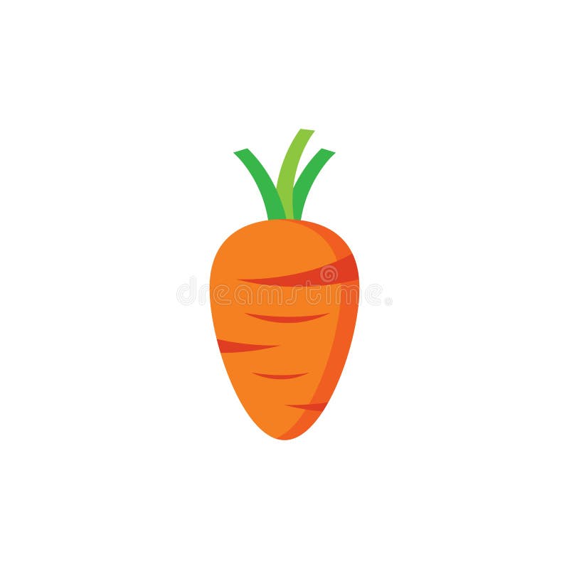 Carrot Symbol Vector Illustration Stock Vector - Illustration of health ...