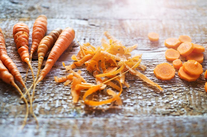 Carrot on a table stock image. Image of healthy, green - 60396591