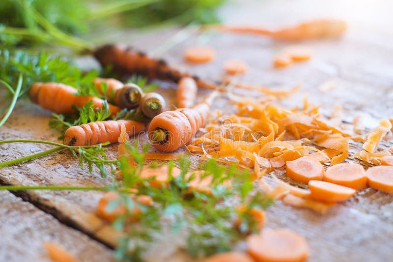 Carrot on a table stock photo. Image of ingredient, board - 60399440