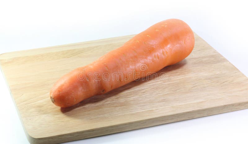 Carrot Under Block on White Background Stock Image - Image of heap ...
