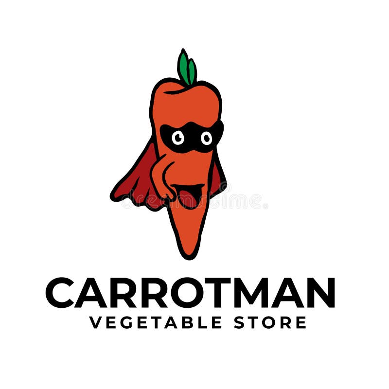 Carrot Vegetable Store Logo Design Stock Vector - Illustration of food ...