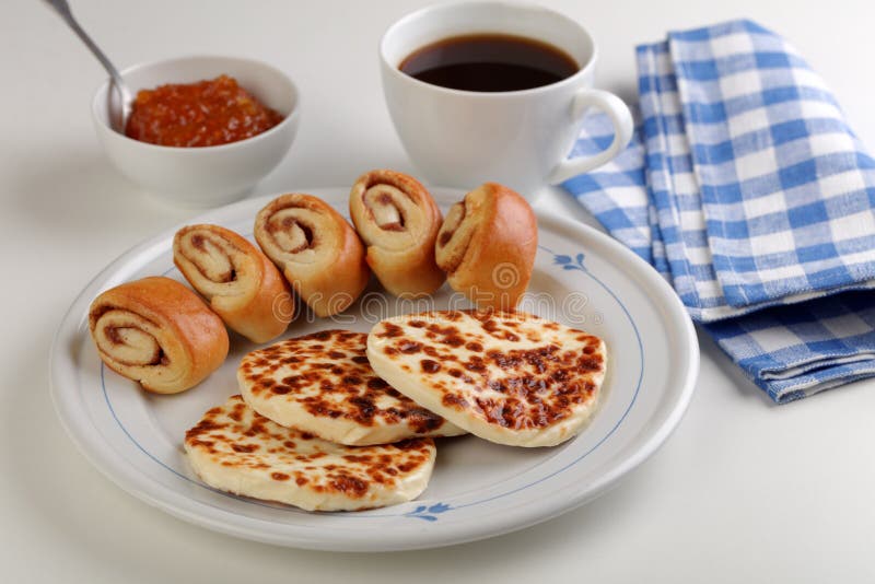 Finnish breakfast stock image. Image of coffee, breakfast - 105136021