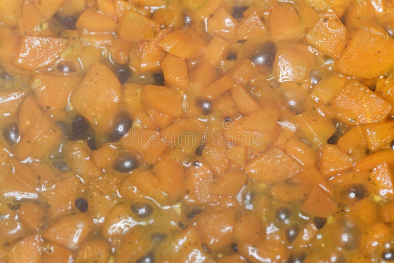 Carrots in a cooking pot stock photo. Image of closeup - 87290174