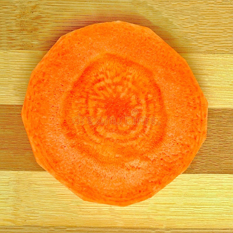 Carrots, a Cross Section of a Vegetable Stock Photo - Image of close ...