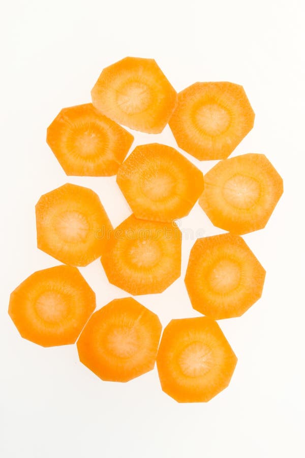 Carrots cut into circles stock image. Image of round - 66955835