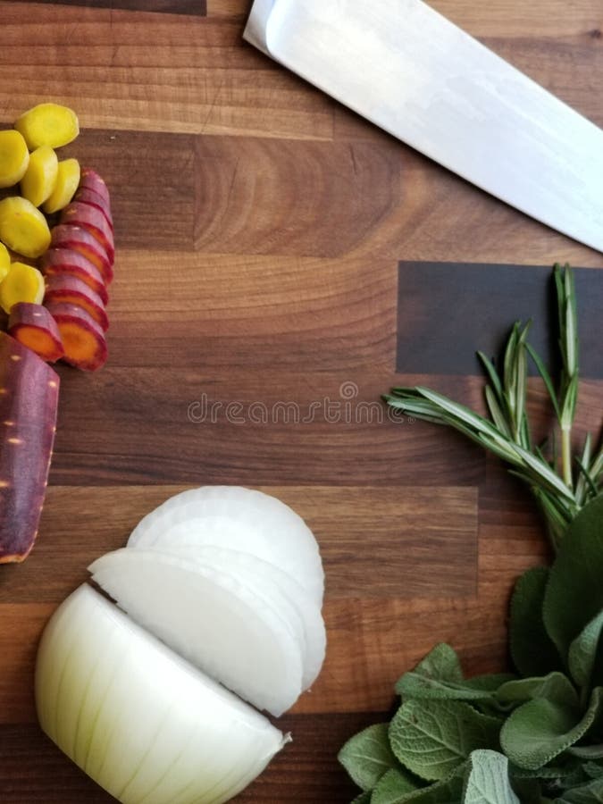 Food prep board stock photo. Image of food, ions, cutting - 146728254
