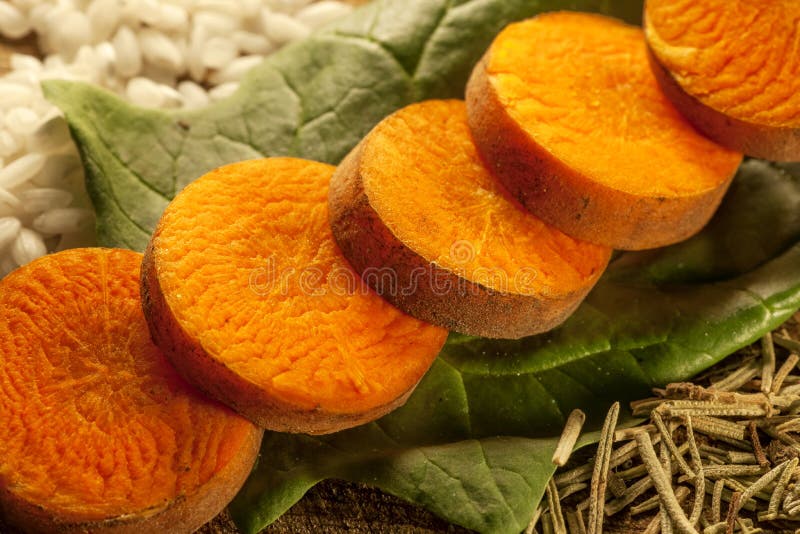 Carrots, spinach and rice stock image. Image of carbohydrate - 63277523