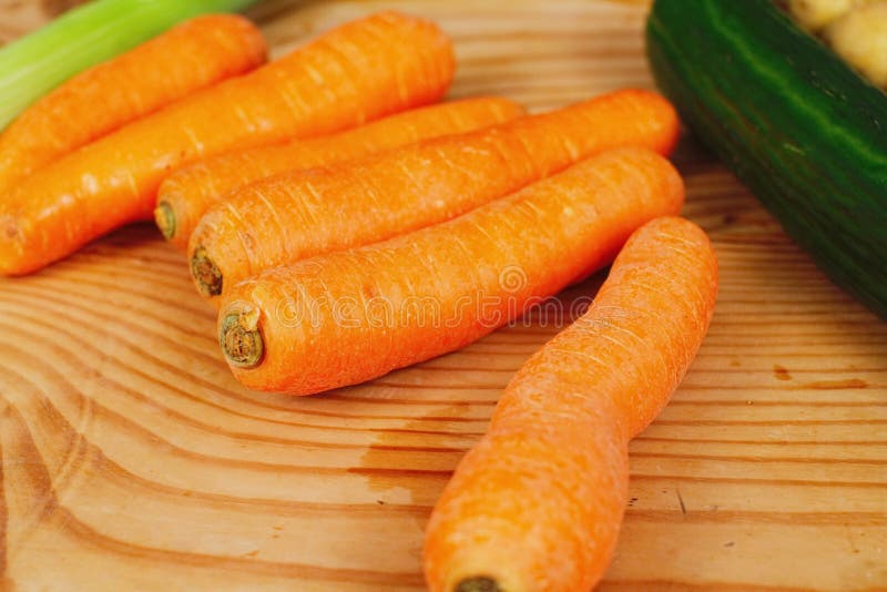 Carrots on a Table stock image. Image of nutrition, aliment - 60716811