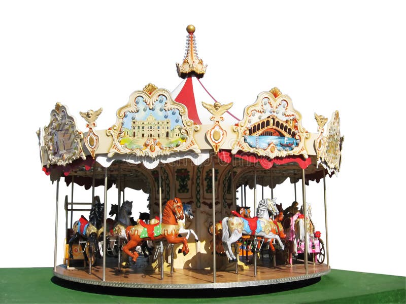 Carrousel stock foto. Image of roteer, spel, paard, carrousel - 1503474