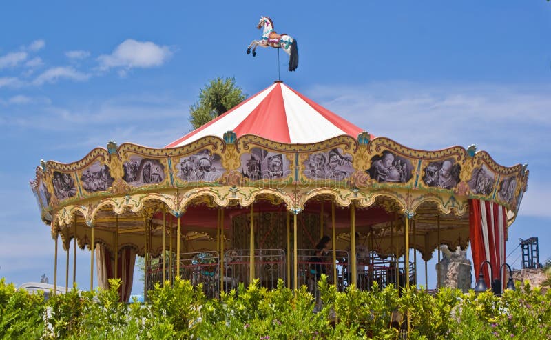 Carrousel stock photo. Image of cars, scare, recreational - 19904194