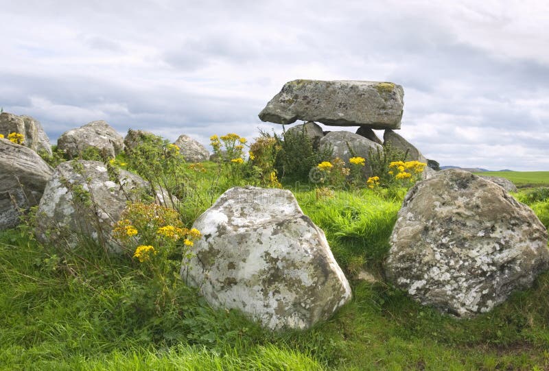 Carrowmore Megalithic Cemetery Stock Photo - Image of grass, capstone ...