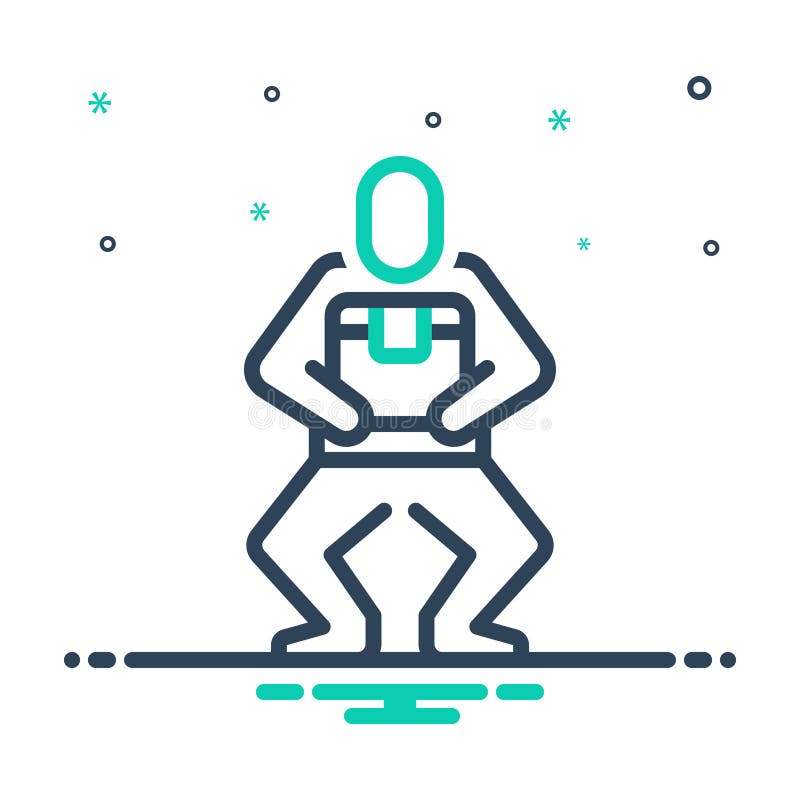 Mix Icon for Carry Box, Carry and Items Stock Illustration ...