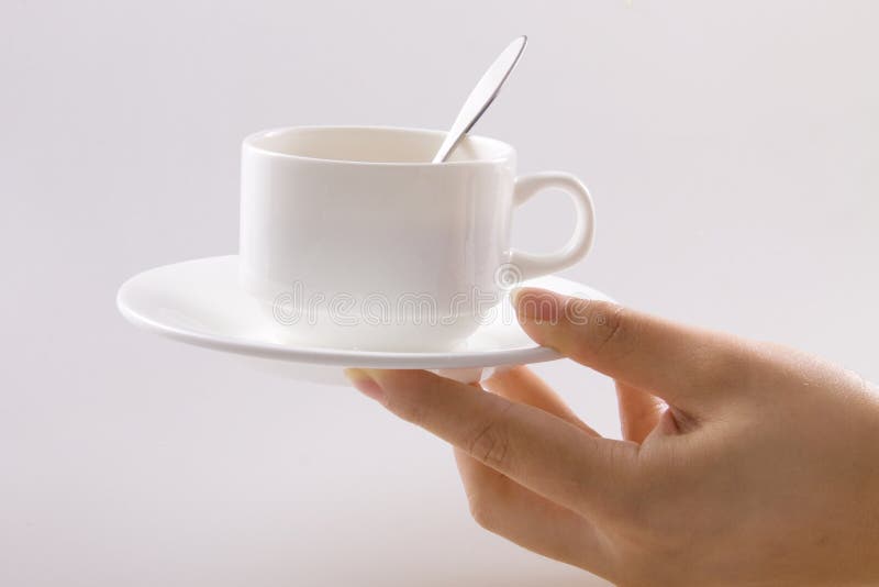 Carry a cup of coffee stock image. Image of empty, service - 13812239