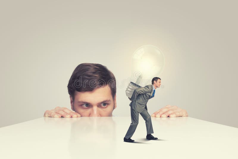 Carry out idea! stock photo. Image of carry, bulb, brainstorm - 49851394
