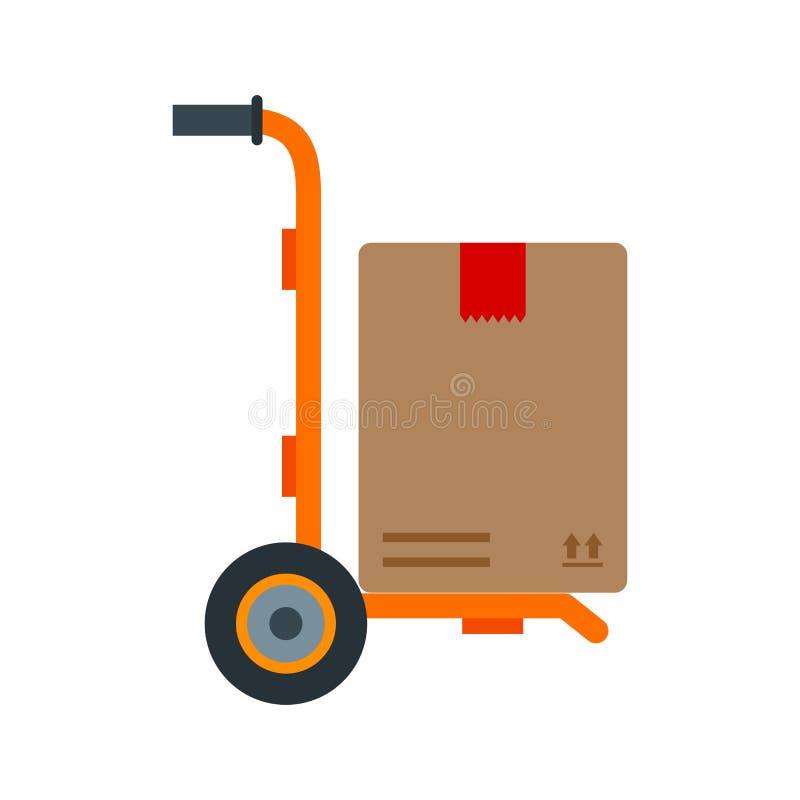 Carry Package stock vector. Illustration of icon, logistic - 74164923