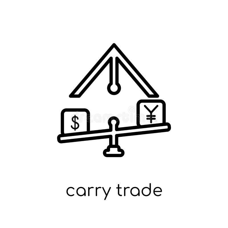 Carry Trade Icon from Carry Trade Collection. Stock Vector ...