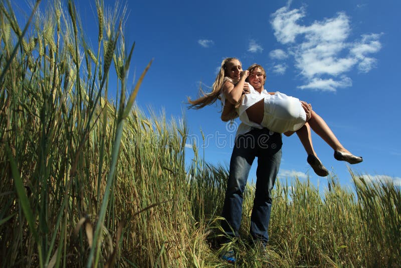 Carry your love stock image. Image of male, girlfriend - 11000611