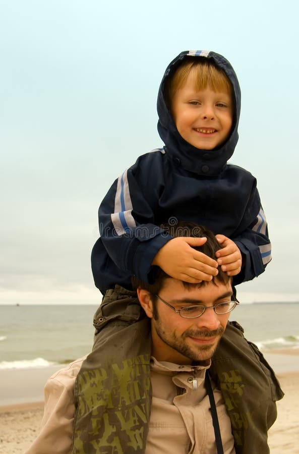 Carrying a Boy stock photo. Image of parent, adult, affectionate - 10872478