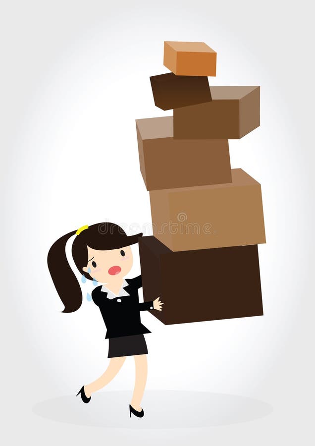 Carrying Cardboard Boxes Stock Illustrations – 1,803 Carrying Cardboard ...