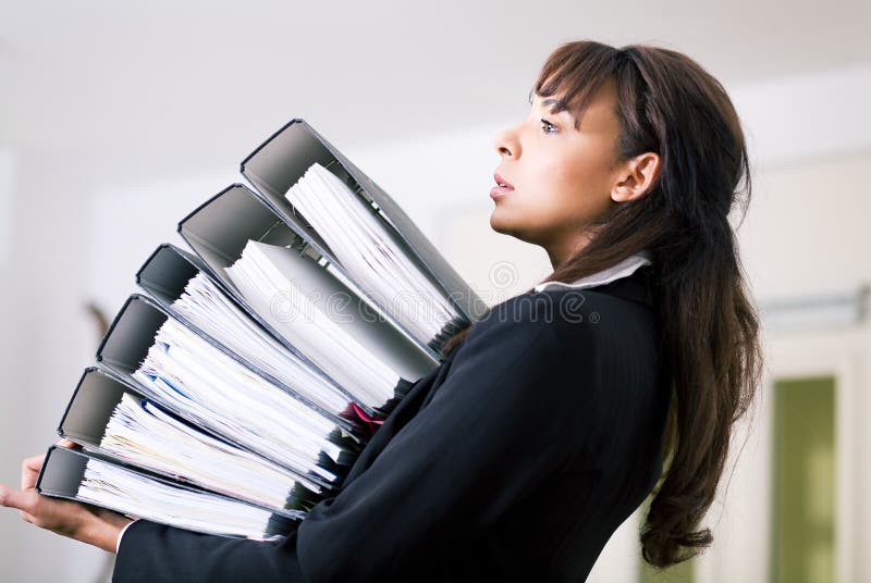 Carrying files stock photo. Image of organization, work - 6513626