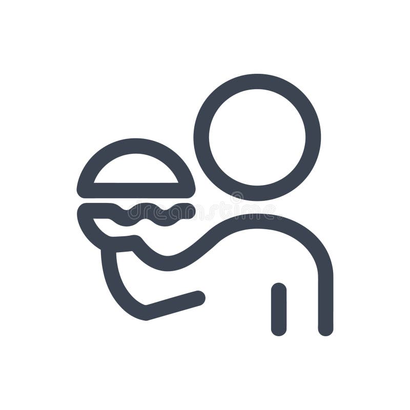 Carrying Food Icon stock vector. Illustration of icon - 384696886