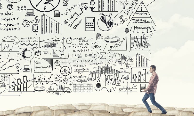 He is Carrying Out His Plan Stock Photo - Image of plan, caucasian ...