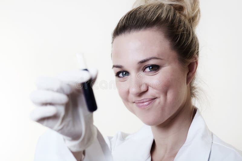 Carrying Out Tests in a Lab Stock Image - Image of healthcare, safety ...