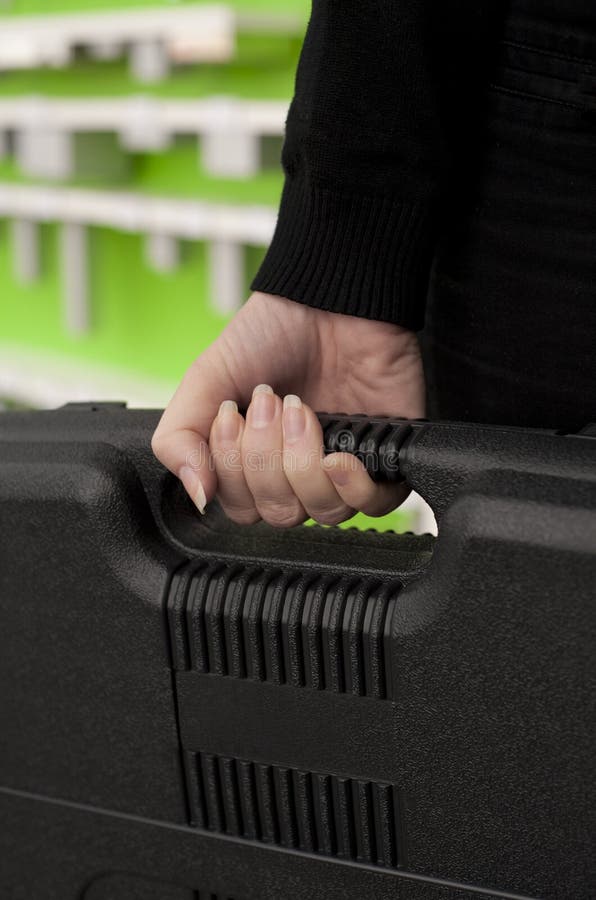 Carrying a tool case stock image. Image of carrying, carry - 11373323