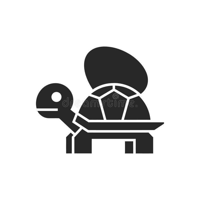 Carrying Turtle Icon stock vector. Illustration of marine - 361759089