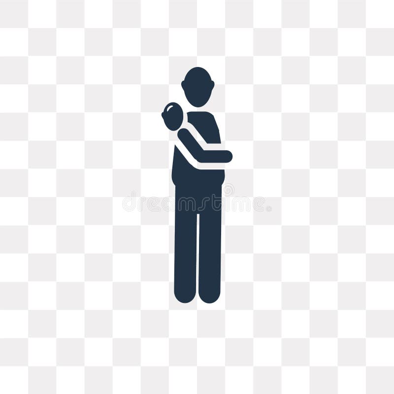 Carrying Vector Icon Isolated on Transparent Background, Carrying ...
