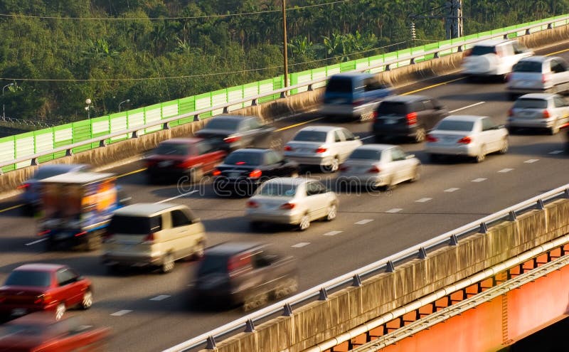 Morning traffic jam stock photo. Image of time, pollution - 3533382