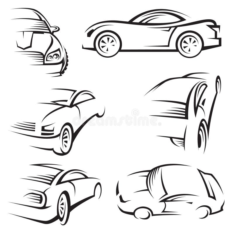 Cars stock vector. Illustration of mechanism, movement - 19084285